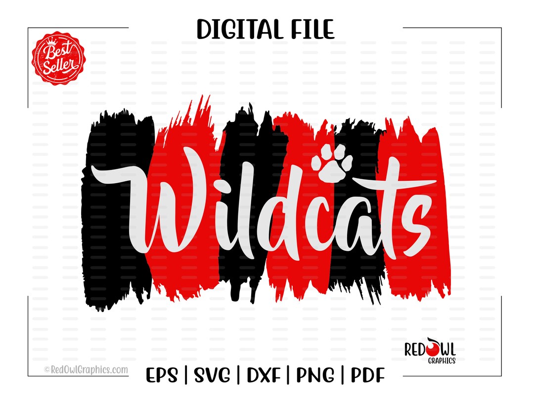 Wildcat Svg, Wildcats Svg, Wildcat, Wildcats, Mascot, School, Team ...