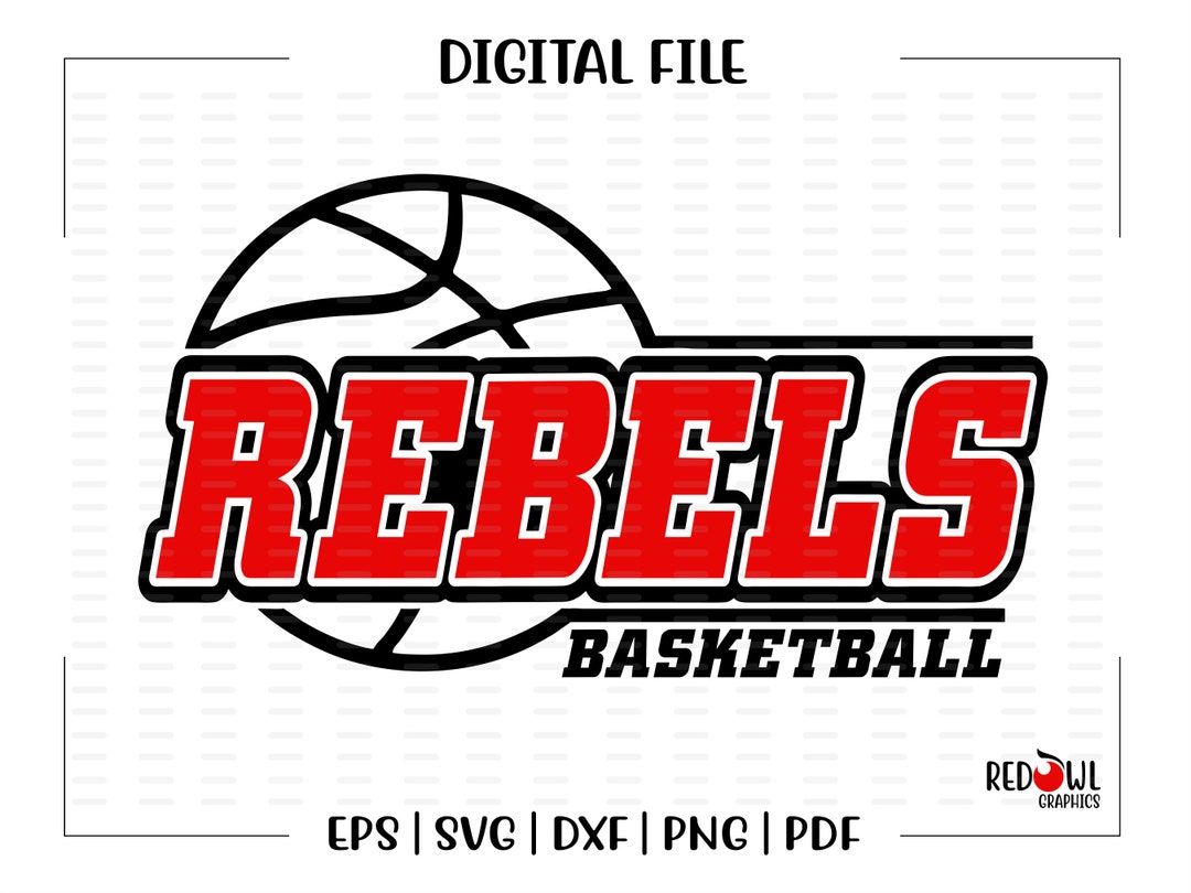 Basketball Svg, Rebel Basketball Svg, Rebel, Rebels, Basketball, Svg ...