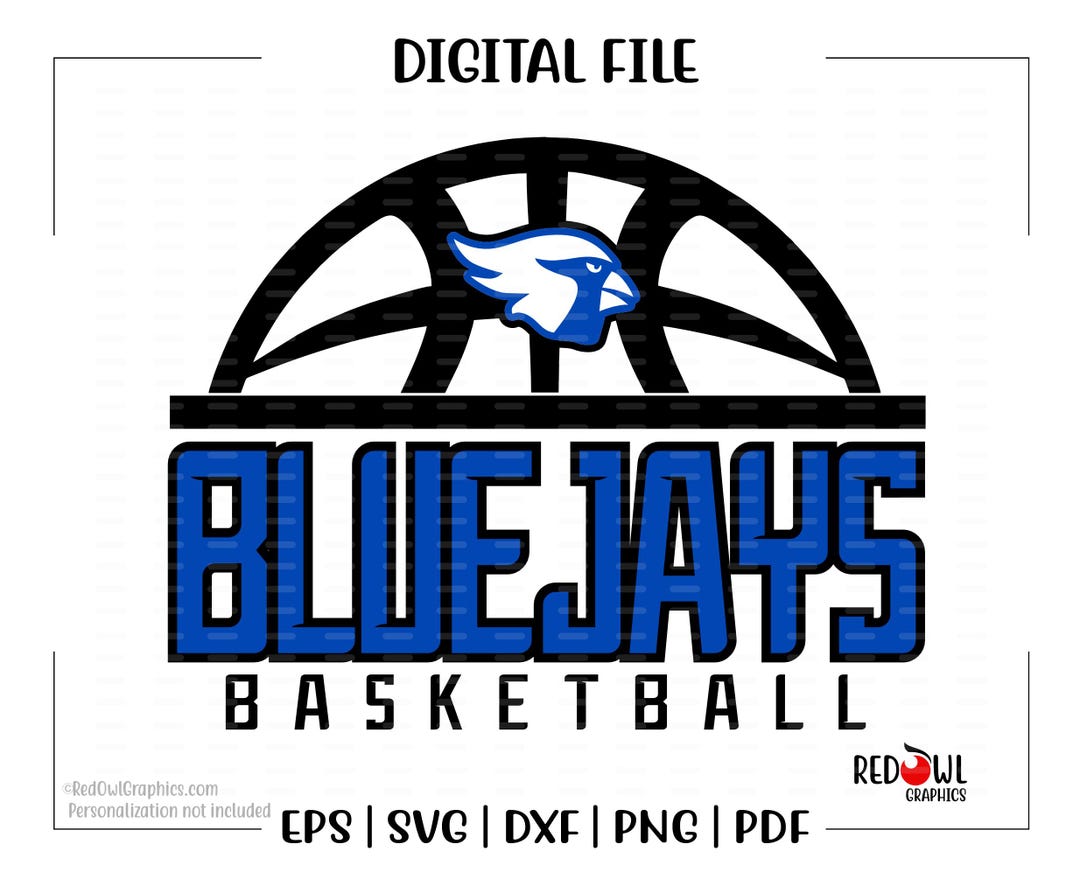 Basketball Svg, Bluejay Basketball Svg, Bluejay, Bluejays, Basketball ...