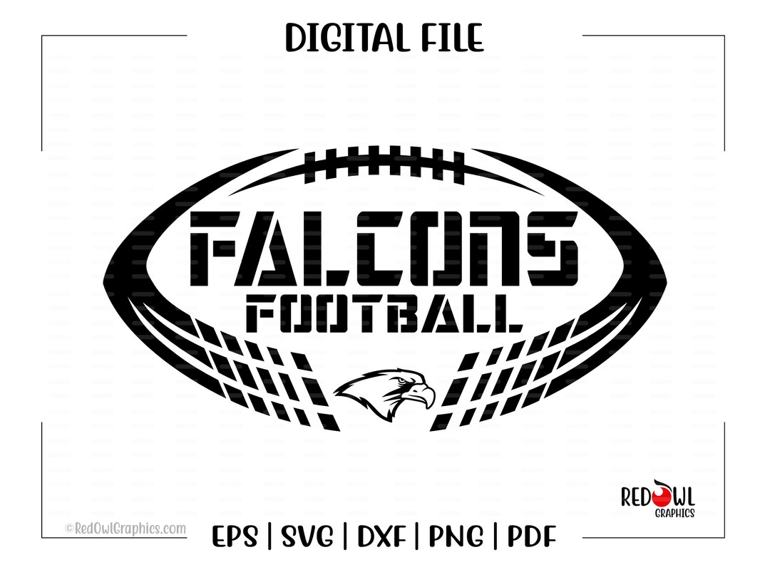 Football Svg, Falcon Football Svg, Falcon, Falcons, Football, Svg, Dxf ...