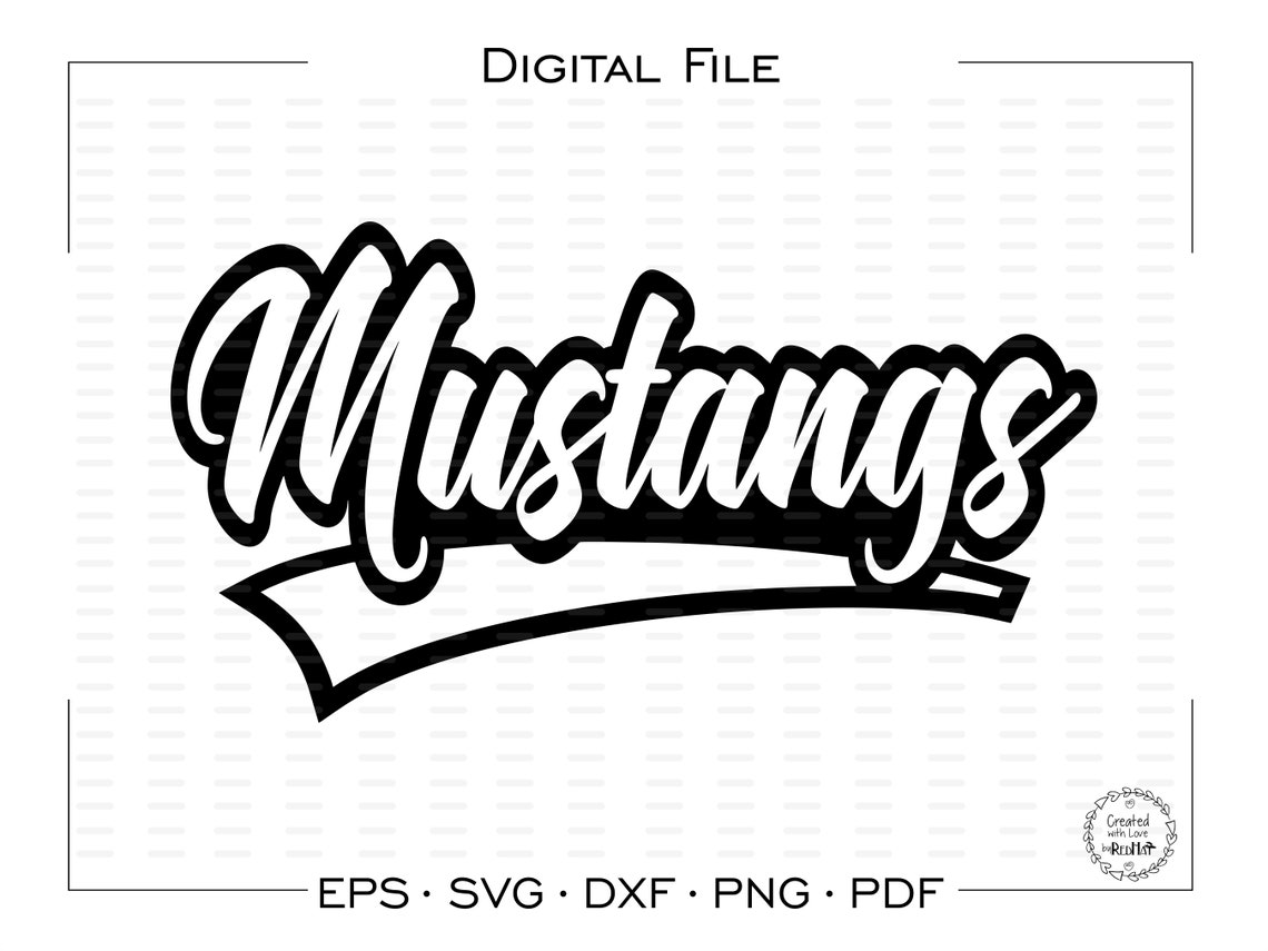 Mustangs Svg Mustang Svg Mustang Mustangs Clipart Vector - Etsy