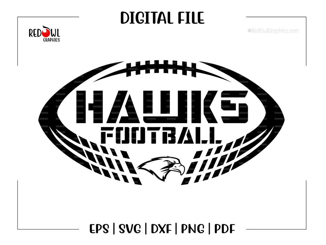 Football Svg, Hawk Football, Hawk, Hawks, Football, Hawks Svg, Svg, Dxf ...
