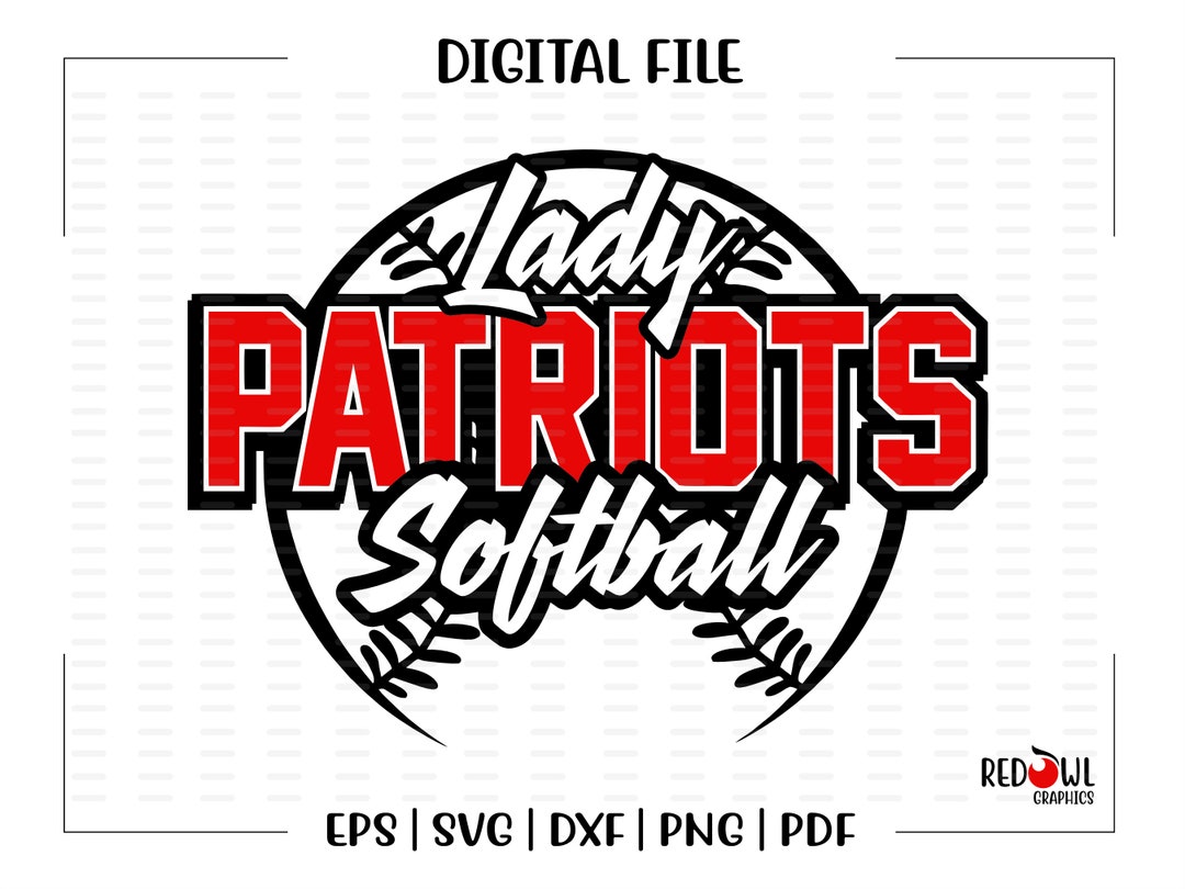 Lady Patriot Softball Svg, Softball Svg, Patriot, Lady, Softball,svg ...