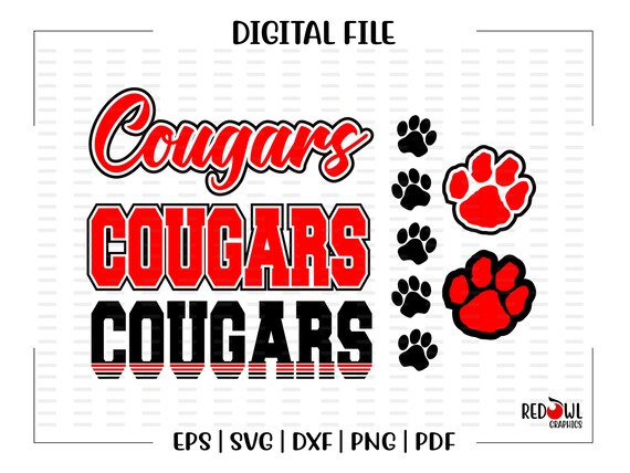 Cougar Paw Mascot