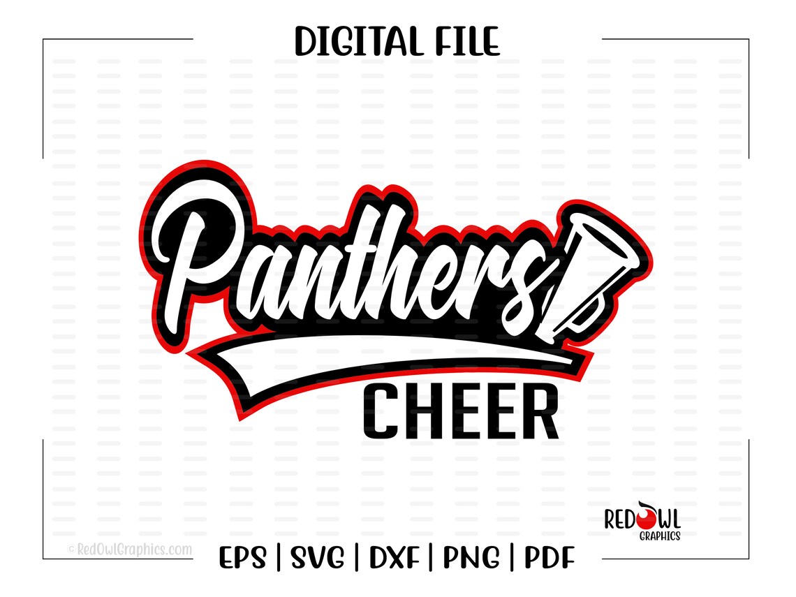 Cheerleader Svg Panther Cheer Svg Panther Panthers Cheer - Etsy UK