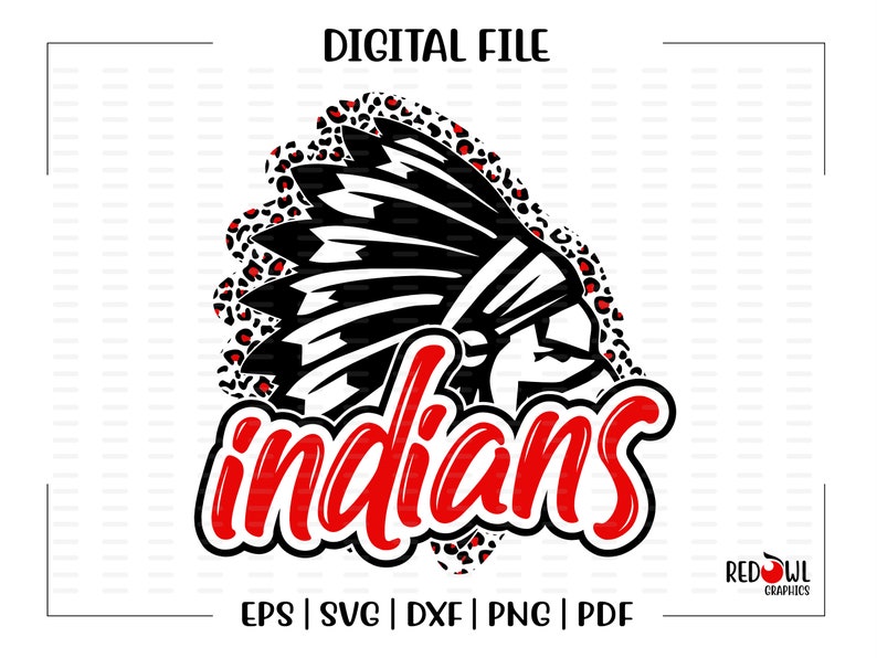 Indian Svg Indians Svg Indian Indians Clipart Mascot - Etsy