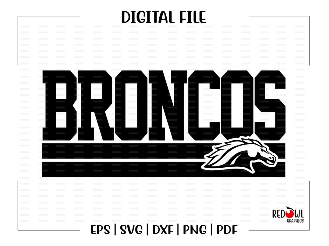 Bronco Svg, Broncos Svg, Bronco, Broncos, Clipart, Design, Mascot, Svg ...