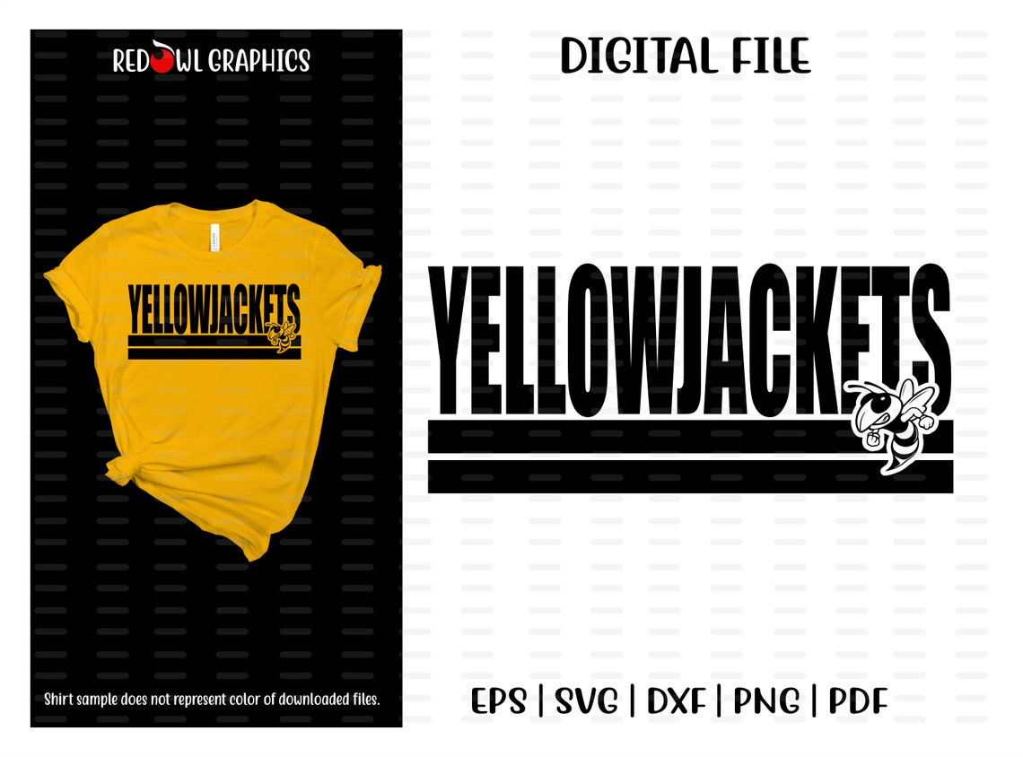Jackets Svg, Yellowjackets Svg, Jacket, Jackets, Yellowjackets, Svg ...