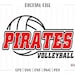 Volleyball Svg, Pirate Volleyball Svg, Pirate, Pirates, Volleyball, Svg ...