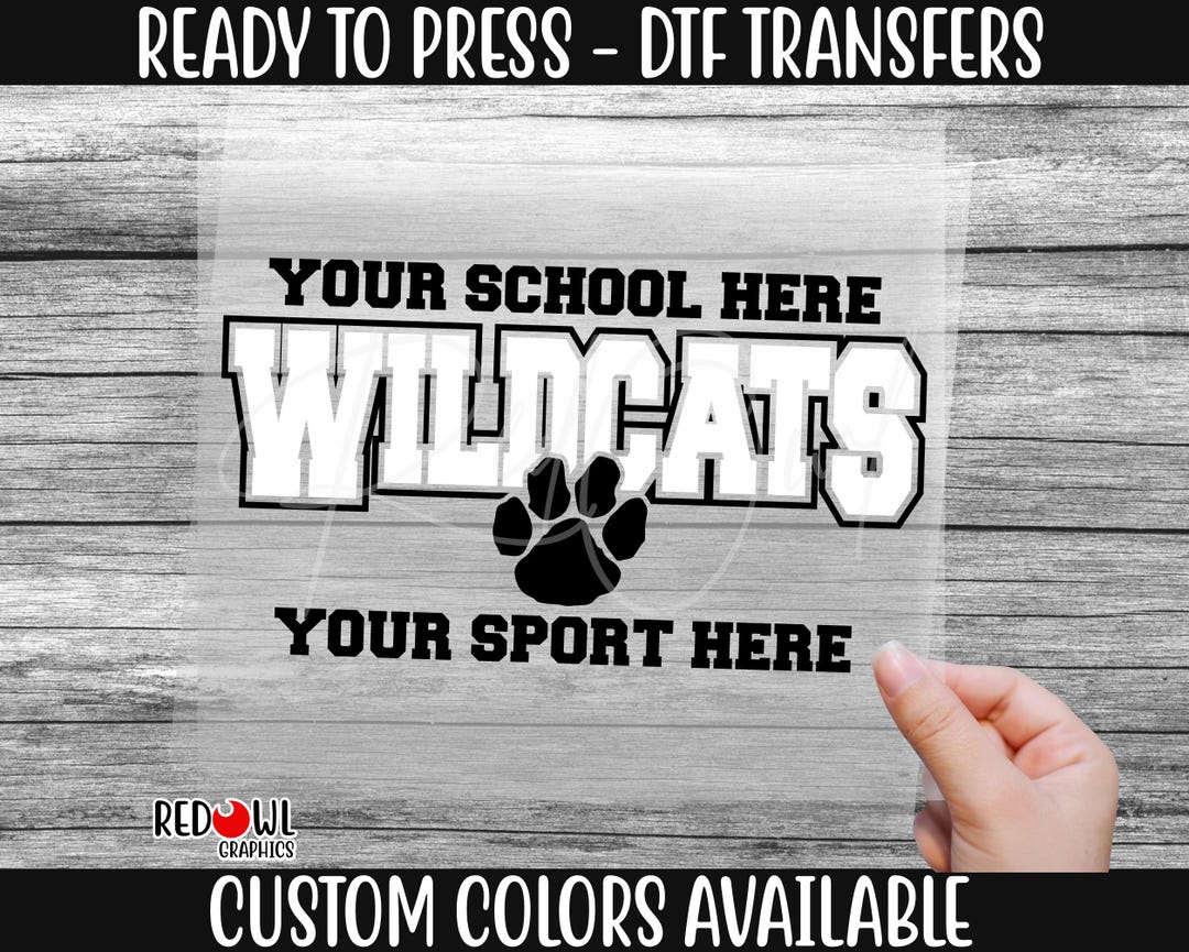 Ready to Press, Wildcat, Wildcat DTF, Custom DTF Transfer, Heat ...