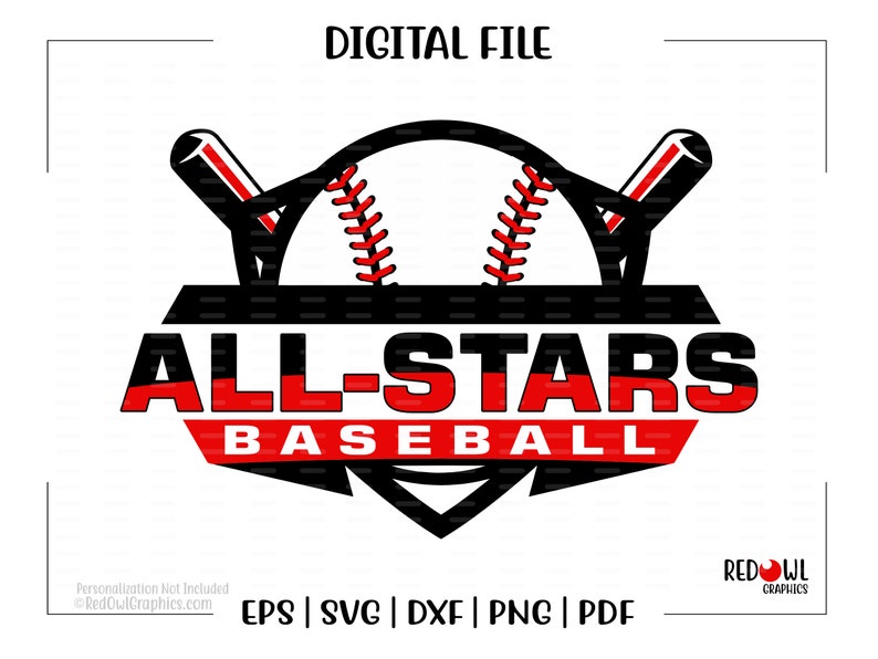 All Star Svg, All-star Svg, Allstar, Baseball Svg, Baseball, All Stars ...