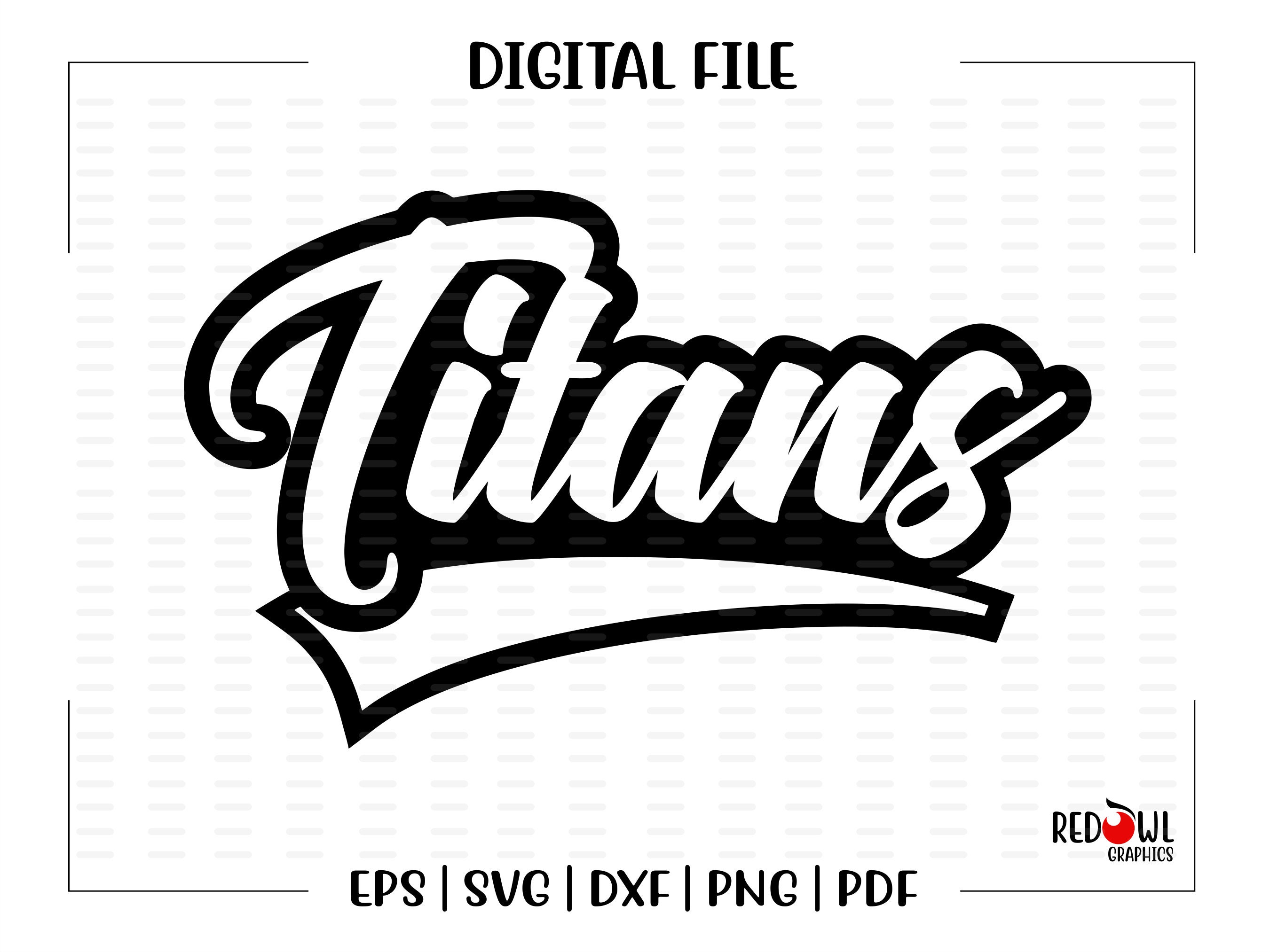 Titan Svg Titans Svg Titan Titans Mascot School Svg | Etsy