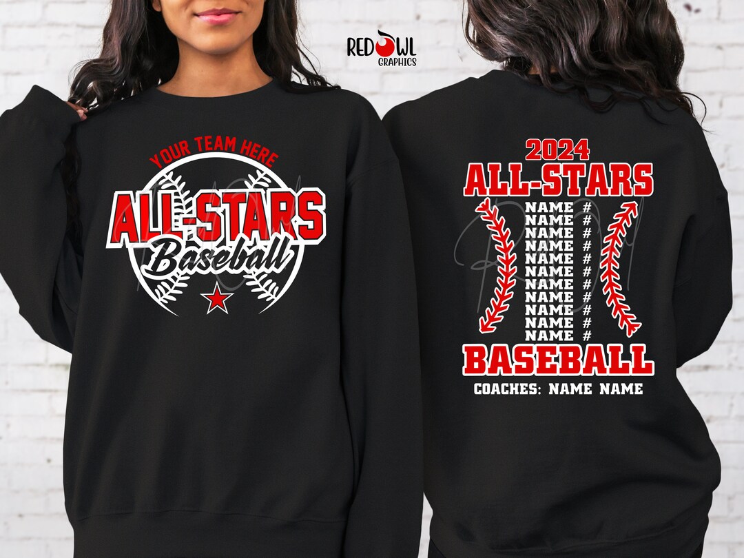 All Star Shirt, Baseball Shirt, All Star Baseball, Baseball, Allstar ...