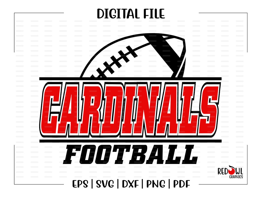 Football Svg, Cardinal Football, Cardinal, Cardinals, Football, Svg ...