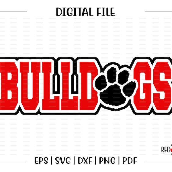 Ga Bulldog Svg - Etsy