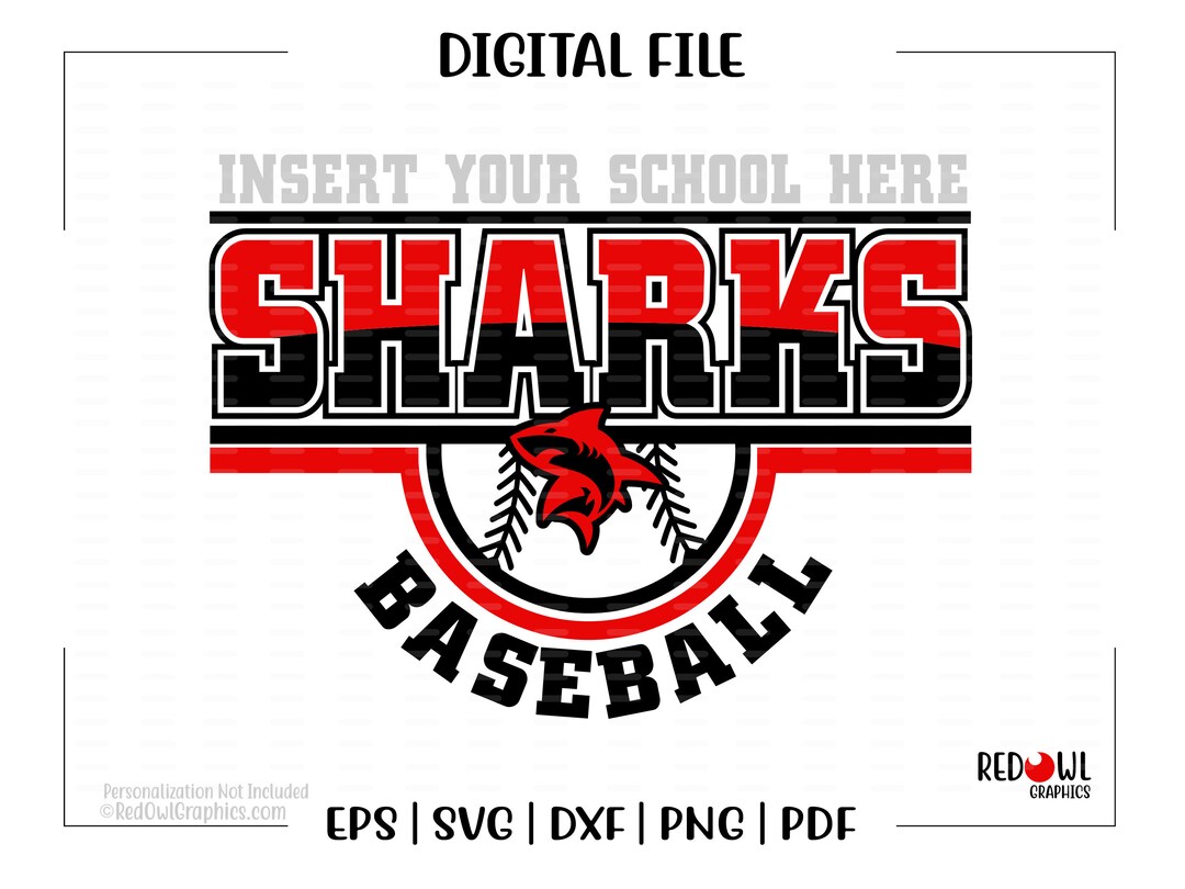 Sharks Baseball Svg, Baseball Svg, Shark, Sharks Svg, Baseball, Svg ...