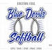 Softball Svg, Blue Devil Softball Svg, Blue, Devil, Softball, Svg, Dxf ...