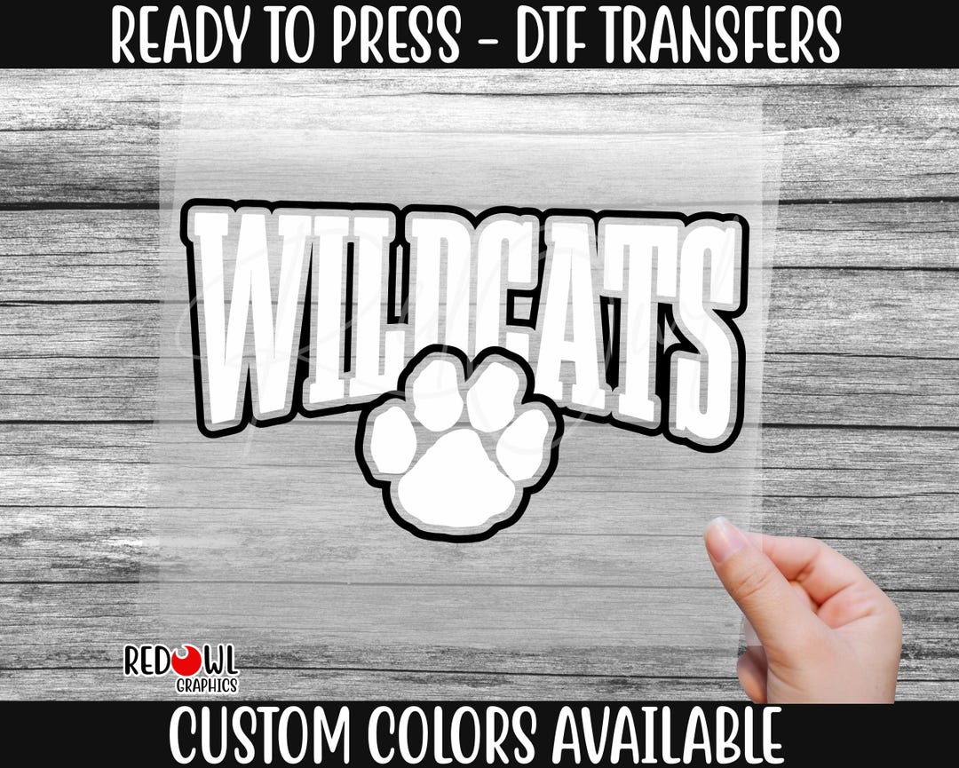Ready to Press, Wildcat, Wildcat DTF, Custom DTF Transfer, Heat ...