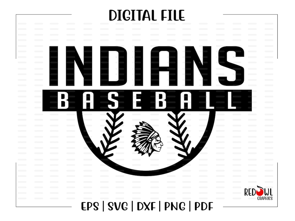 Baseball Svg Indian Baseball Svg Indian Indians Baseball - Etsy