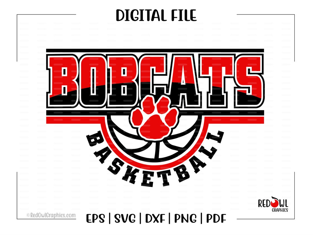 Basketball Svg, Bobcat Basketball Svg, Bobcat, Bobcats, Basketball, Svg ...