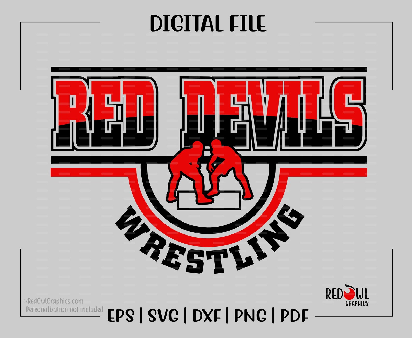 Wrestling Svg, Red Devil Svg, Red Devil, Devil, Red Devil Wrestling ...