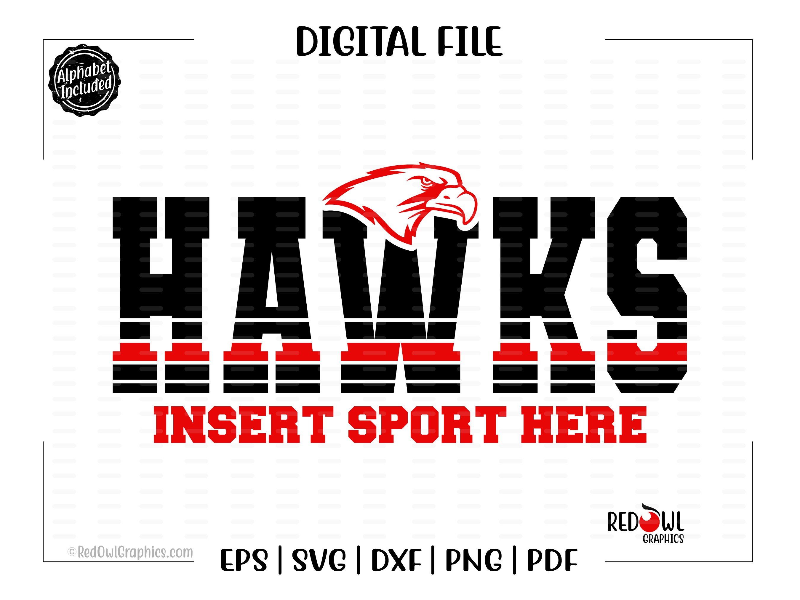 Hawk Svg, Hawks Svg, Hawk, Hawks, Svg, Dxf, Eps, Png, Pdf, Sublimation ...