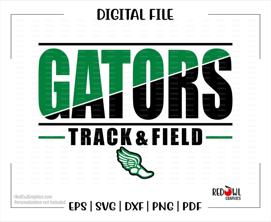 Track Svg, Gator Track Svg, Gator, Gators, Track, Svg, Dxf, Eps, Png ...