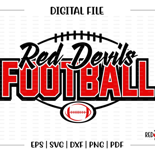 Red Devils Football Png - Etsy