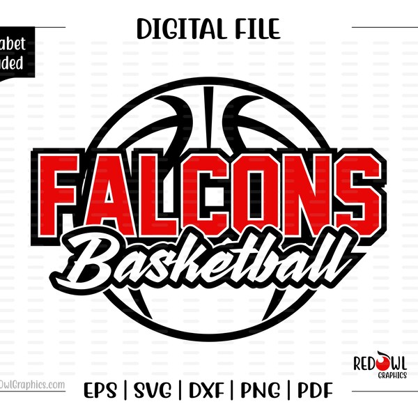 Falcons Basketball Svg - Etsy