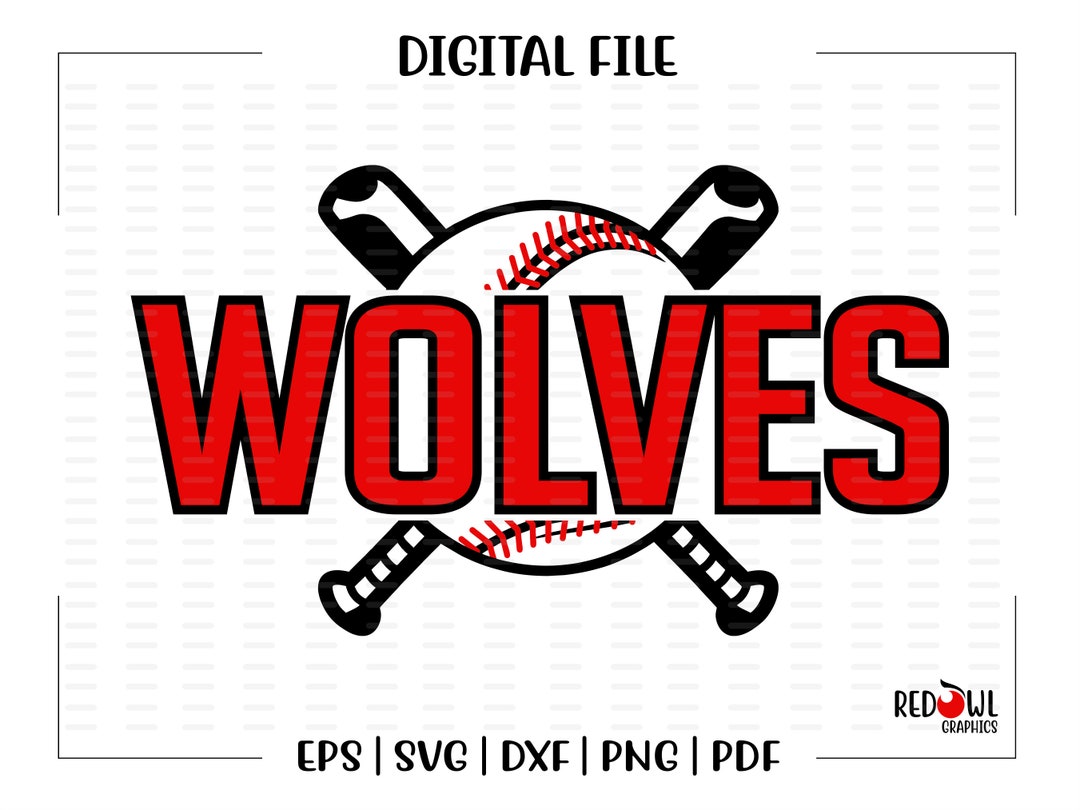 Baseball Svg, Softball Svg, Baseball, Softball, Wolf, Wolves, Svg, Dxf ...