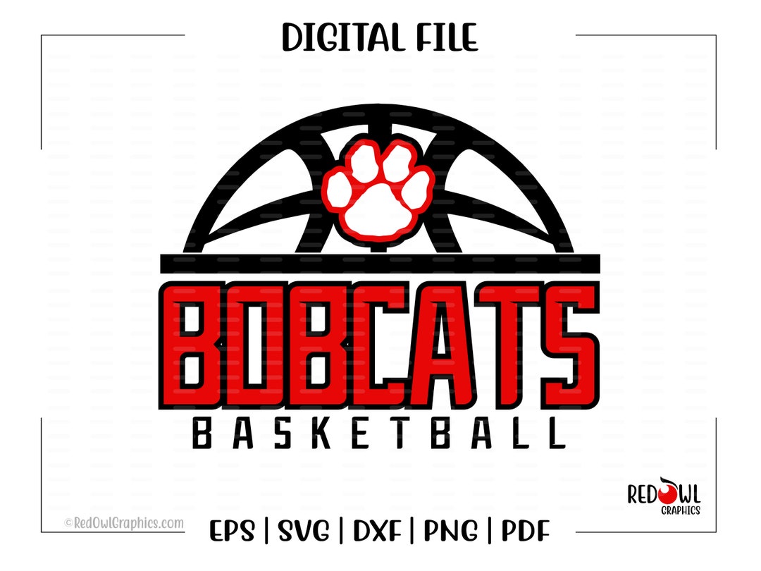 Basketball Svg, Bobcat Basketball Svg, Bobcat, Bobcats, Basketball, Svg ...