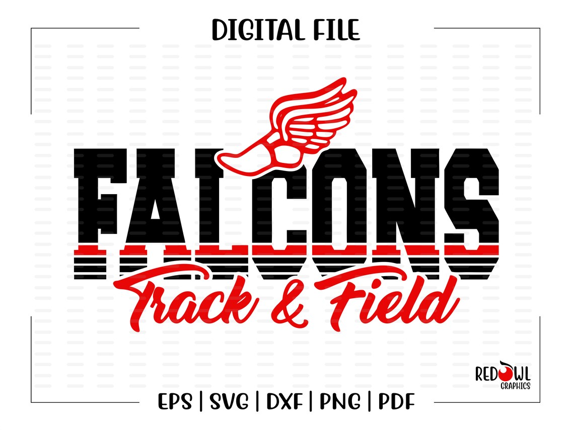 Track Svg Falcon Track Svg Falcon Falcons Track Svg Dxf - Etsy