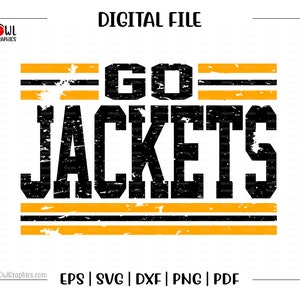 Jackets Svg, Yellowjackets Svg, Jacket, Jackets, Yellowjackets, Svg ...