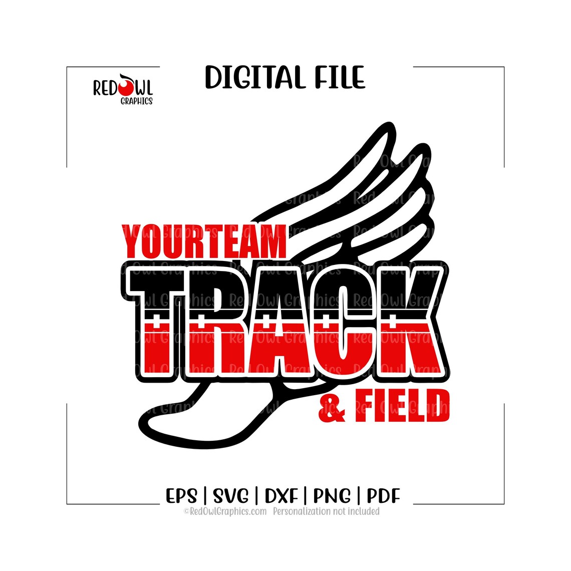 Custom, Personalized, Track Svg, Track, Field, School, Team, Mascot ...