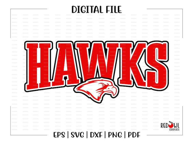 Hawk Svg Hawks Svg Hawk Hawks Svg Dxf Eps Png Pdf | Etsy