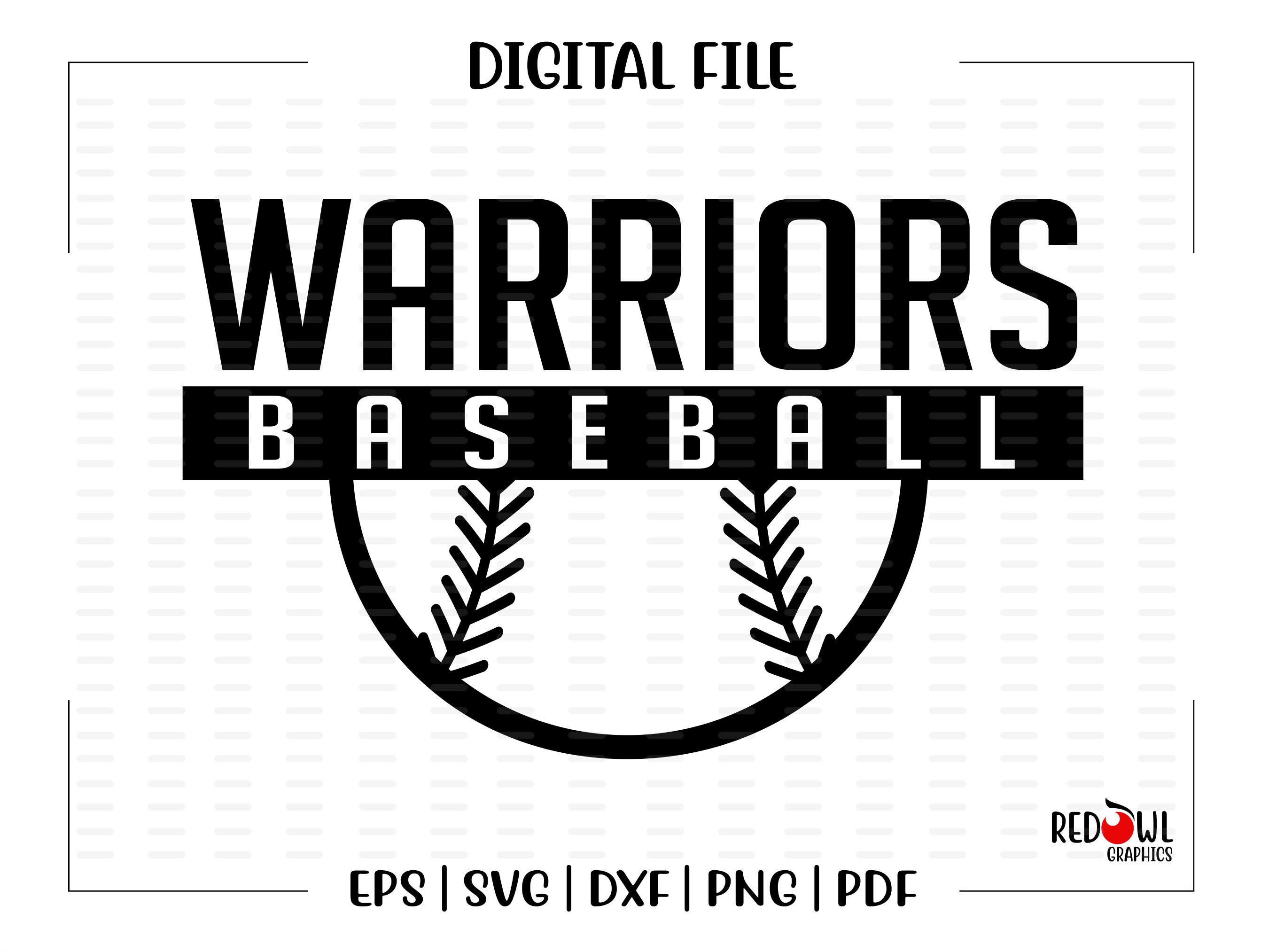 Baseball Svg Warrior Baseball Svg Warrior Warriors - Etsy