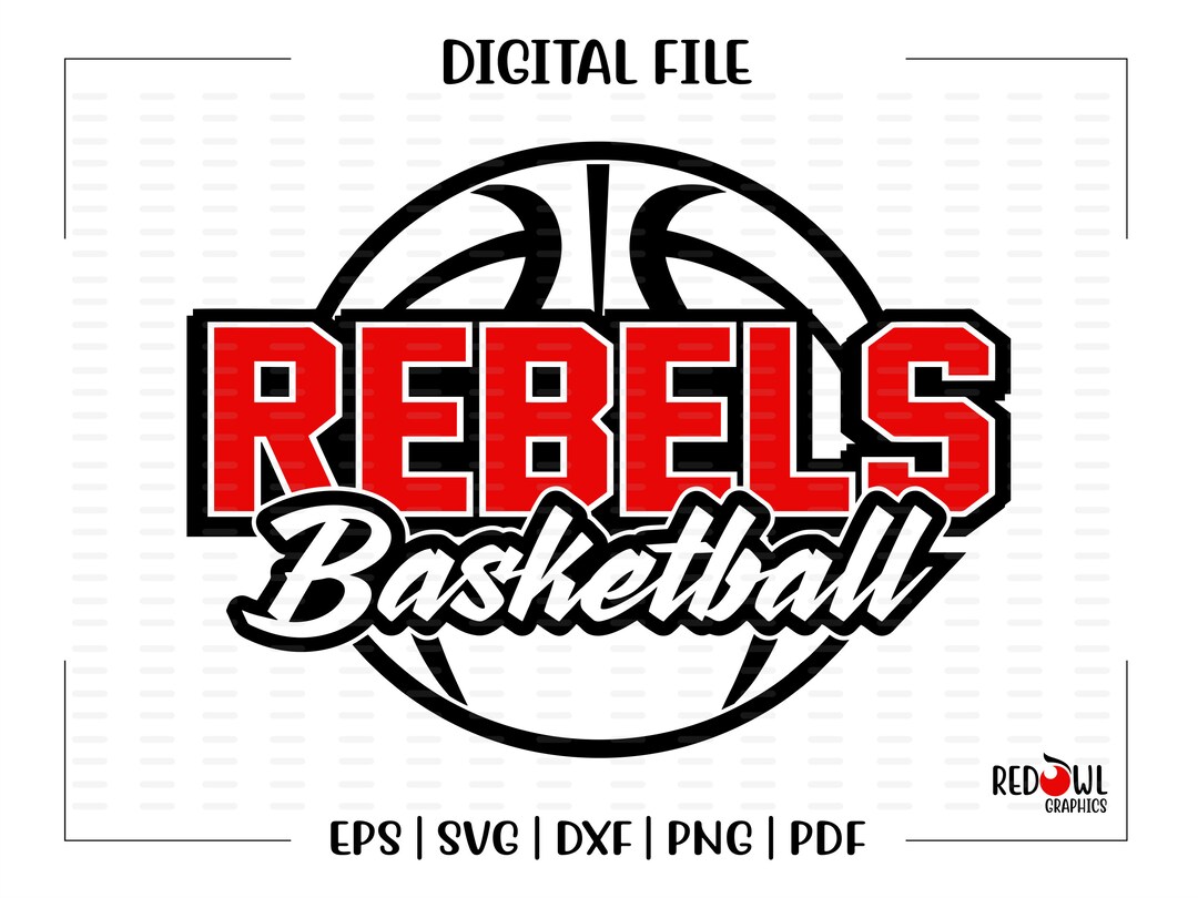 Basketball Svg, Rebel Basketball Svg, Rebel, Rebels, Basketball, Svg ...