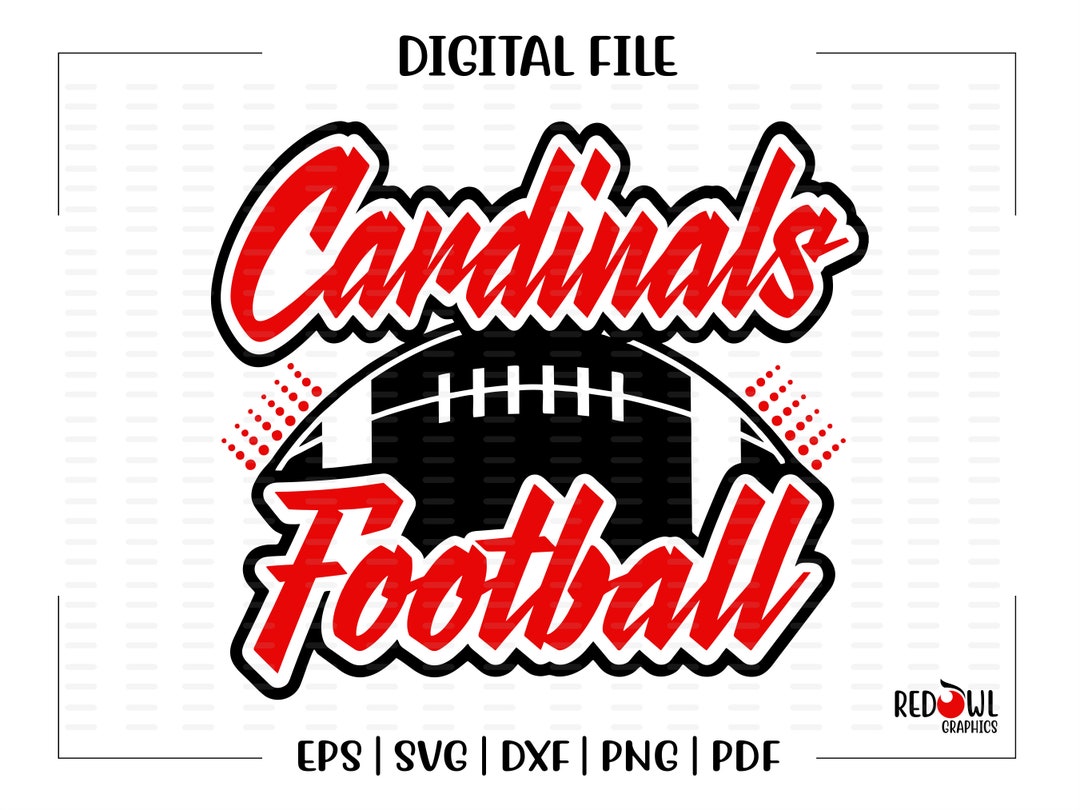 Football Svg, Cardinal Football, Cardinal, Cardinals, Football, Svg ...