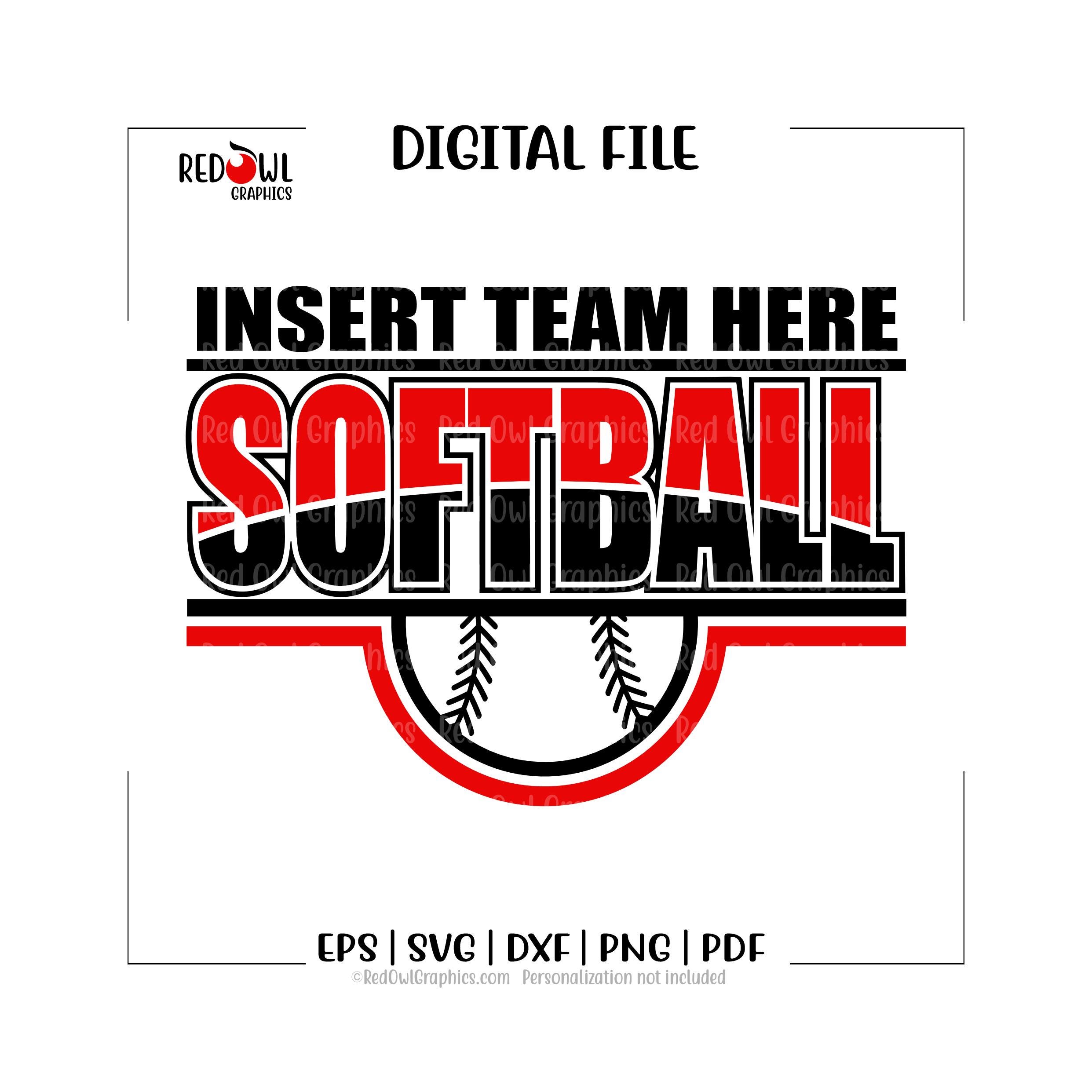 Softball Svg, Softball Png, Softball Pdf, Mom, Coach, Softball, Team ...