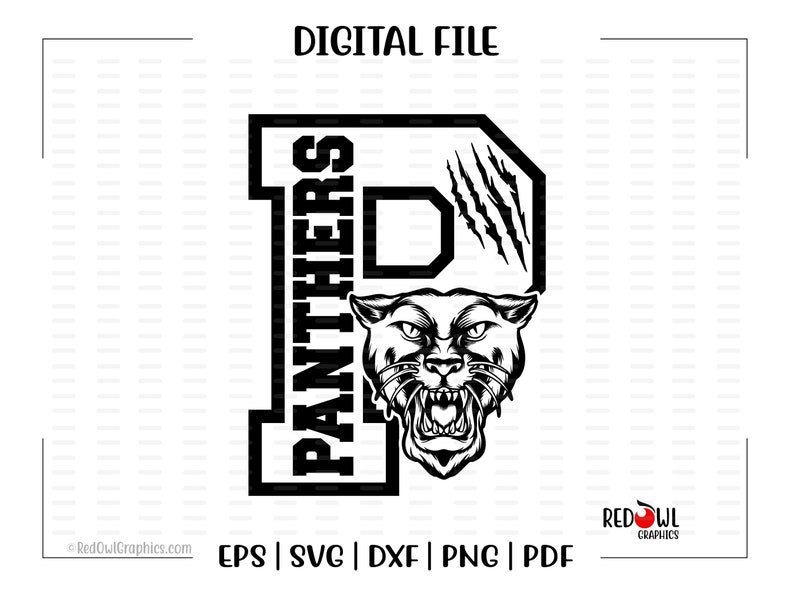 Panther Svg, Panthers Svg, Paw Svg, Panther, P, Panthers, Paw, Svg, Dxf ...