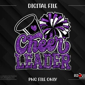 Cheerleader Png, Cheer Png, Cheerleading Png, Purple, Glitter, Sparkle ...