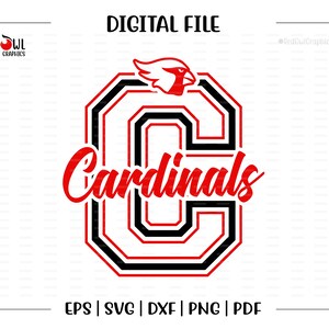 Cardinal Svg, Cardinals Svg, Cardinal, Cardinals, Team, Mascot, School ...