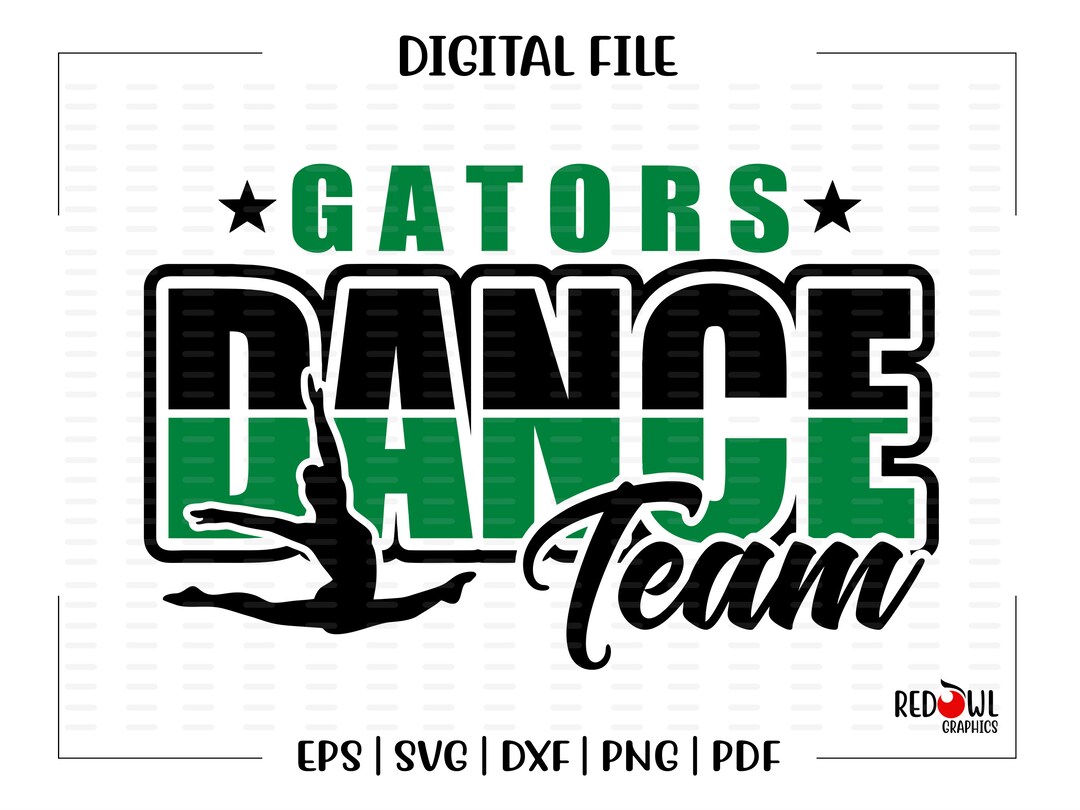 Dance Svg, Gator Dance Svg, Gator, Gators, Dance, Team, Htv, Svg, Dxf ...