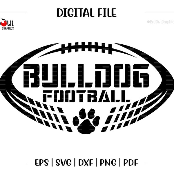 Bulldog Svg - Etsy