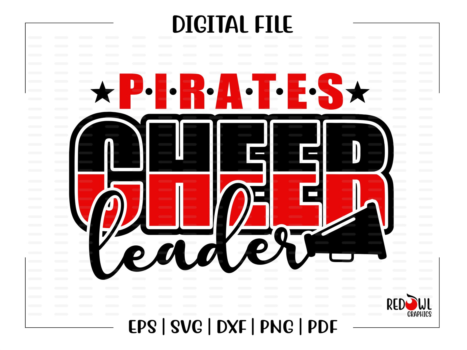 Cheerleader Svg Cheer Svg Pirate Pirates Cheer - Etsy