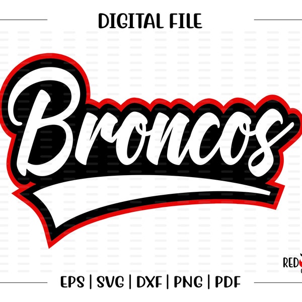 Mustang Bronco Svg - Etsy