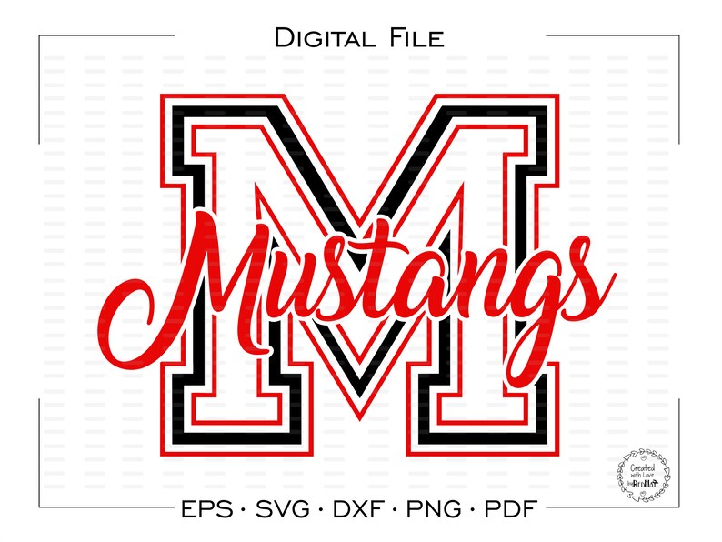 Mustang Svg, Mustangs Svg, Mustang, Mustangs, M, Mascot, School, Svg ...