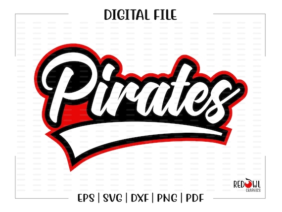 Pirate Svg Pirate Pirates Svg Pirates Mascot Htv Svg | Etsy