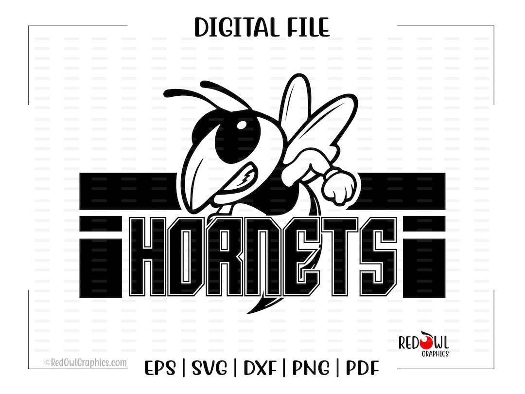 Hornet Svg, Hornets Svg, Hornet, Hornet, Mascot, School, Svg, Dxf, Eps ...