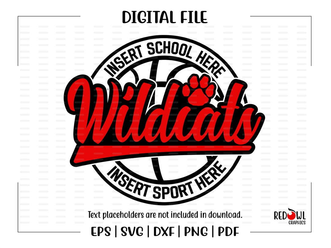 Basketball Svg, Wildcat Svg, Wildcat, Wildcats, Basketball, Svg, Dxf ...